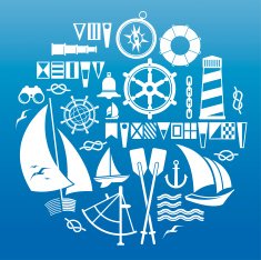 Sailing symbols N2 free image download