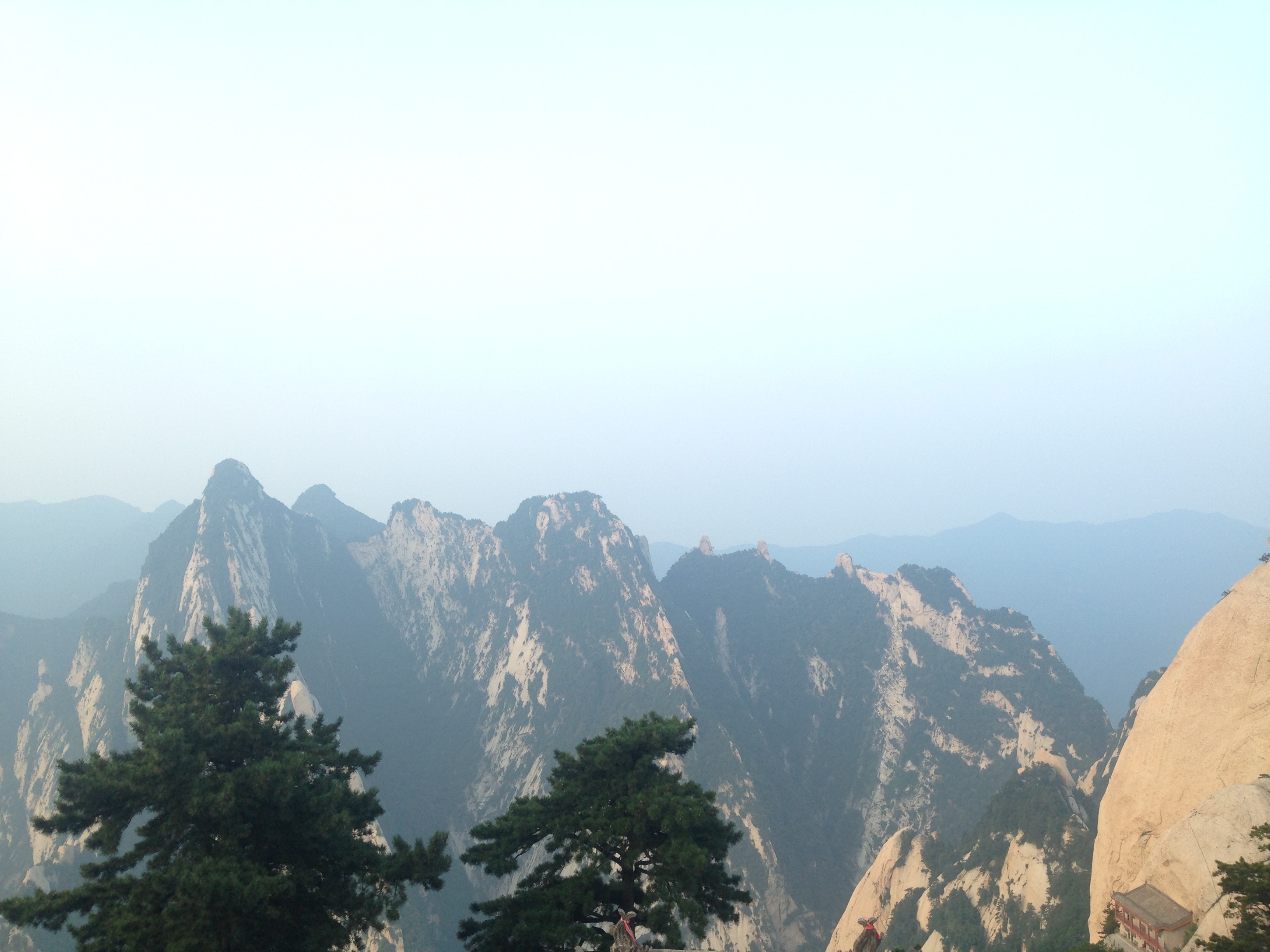 Scenic cliff view in haze free image download