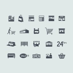 Set of store icons free image download
