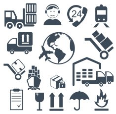 Logistics Related Icons free image download