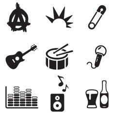 Punk Icons free image download