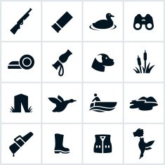 Duck Hunting Icons free image download