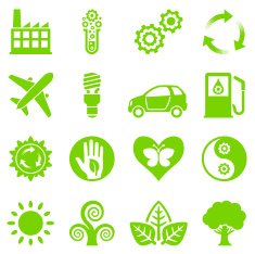 Nature friendly icon set green II free image download