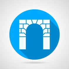 Flat vector icon for arch free image download