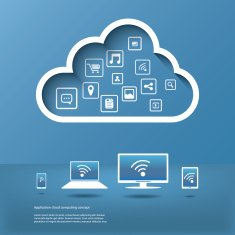 Cloud computing concept infographics free image download