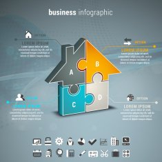 Business infographic N142 free image download