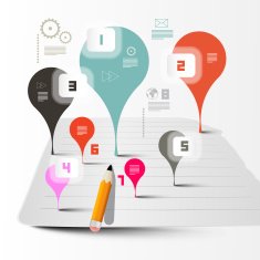 Paper Vector Infographics Layout free image download