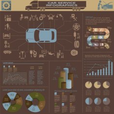 Car service repair Infographics N18 free image download