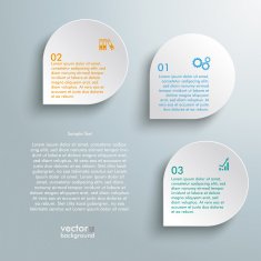 Infographic White Abstract Drops Flower 3 Options One Direction free ...