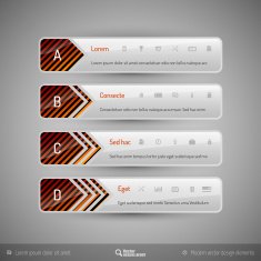 Modern tabs as design elements Business symbols N41 free image download