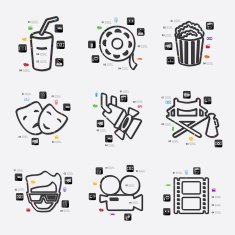 Cinema infographic N7 free image download