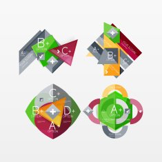 Paper graphics infographic web layouts N126 free image download