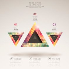 Abstract pyramid infographics N3 free image download