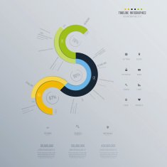 Minimal infographics design Timeline Vector free image download