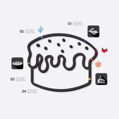 Easter infographic N65 free image download