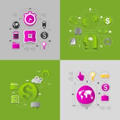 Business sticker infographic N30 free image download