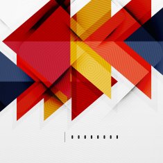 Modern glossy triangles business layout free image download