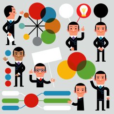 InfoGraphic Info Man free image download