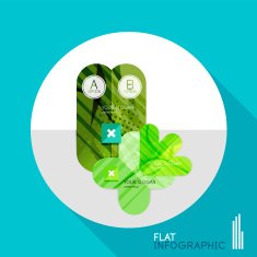 Geometric infographic in trendy flat style N114 free image download