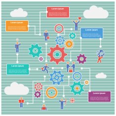Diagram of business process free image download