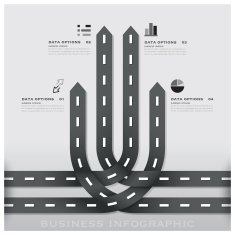 Road And Street Traffic Sign Business Infographic Design Template N4 ...