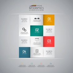 Minimal infographics design N15 free image download