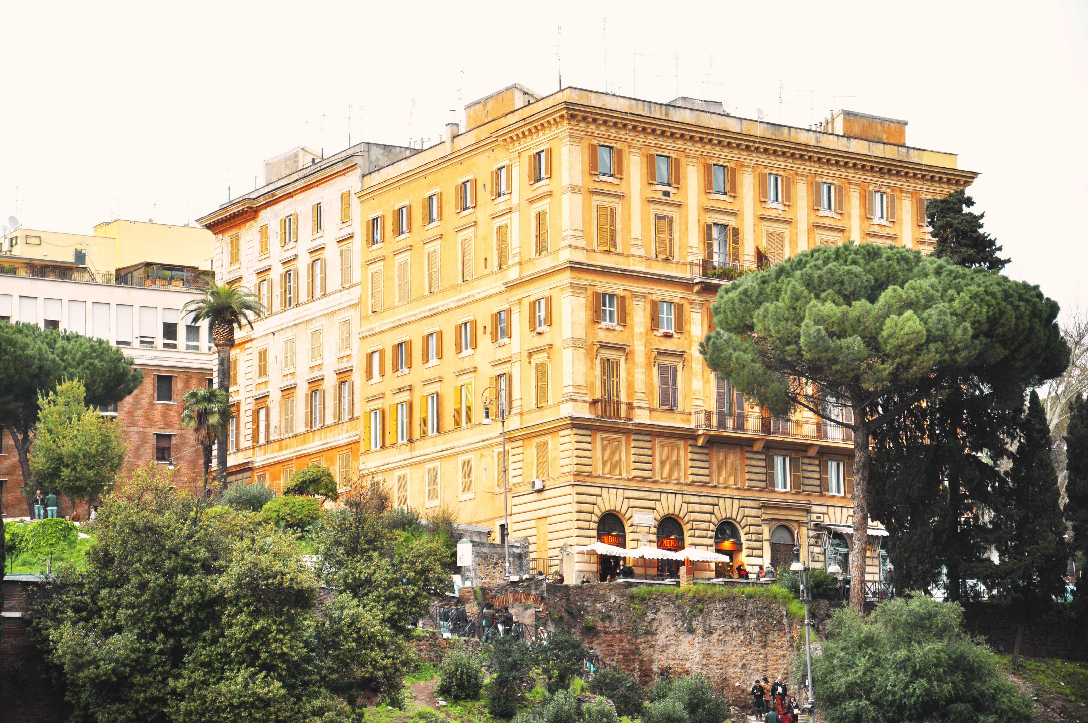 Retro building, europe free image download