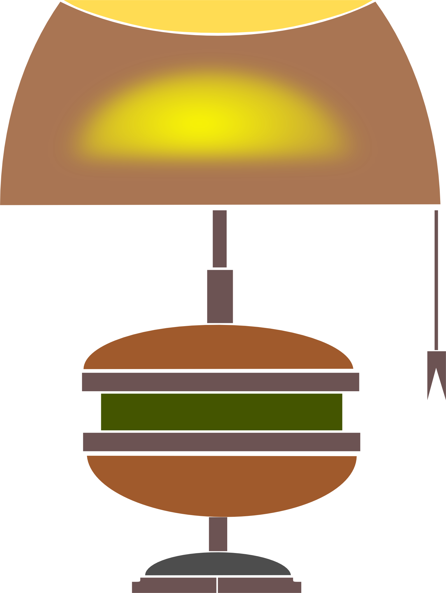 Drawing of a home lamp free image download