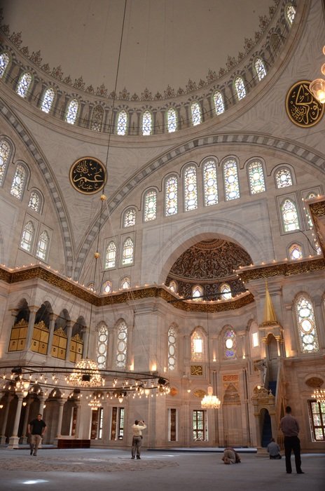 Mosqu in istanbul interior view free image download