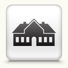 Square Button with House interface icon N2 free image download