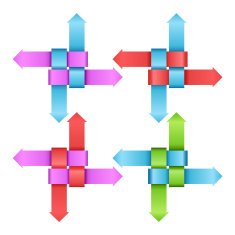 Four direction arrows free image download