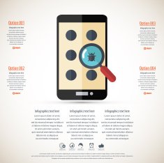 Virus detecting infographic N5 free image download