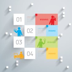 Infographics vector design template N292 free image download