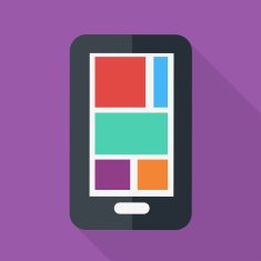 Smartphone Flat design free image download