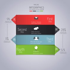 Minimal infographics design N24 free image download