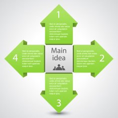 Modern vector info graphic for business project N245 free image download