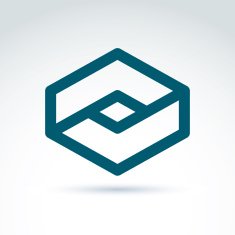 Complex geometric corporate element Vector abstract free image download