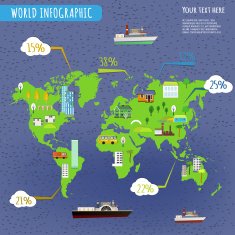 01 World infographics free image download