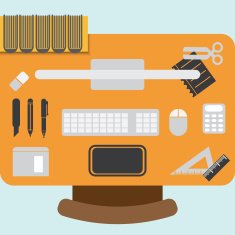 Workstation design element free image download