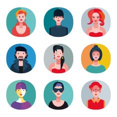 Flat Avatars Collection N2 free image download
