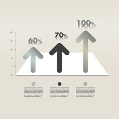 Example of business graph Infographics chart N3 free image download