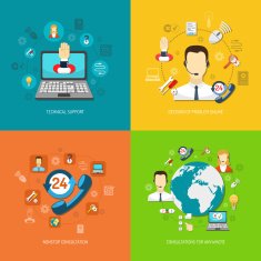 Design concept set for support free image download