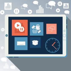 E-Business concept computers smartphone free image download