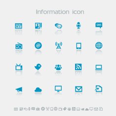 Simple social network icons free image download