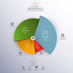 Minimal infographics design N58 free image download