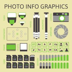 Photo infographics set part one N4 free image download