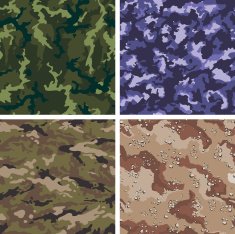 Vector Camouflage - Seamless Tiles free image download