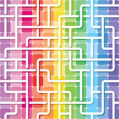 Rainbow Pipes Seamless Tile free image download