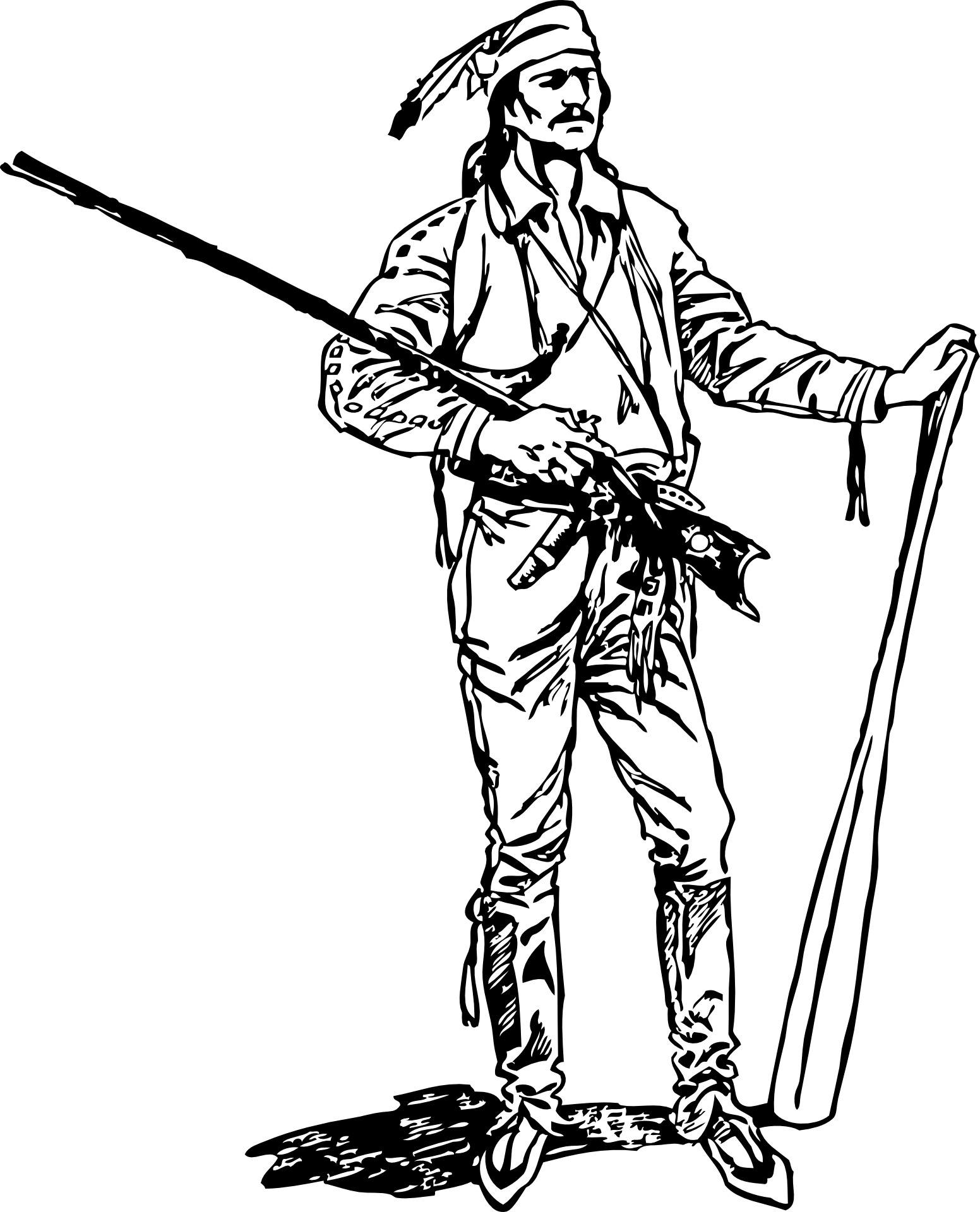 Sailor marine person drawing free image download