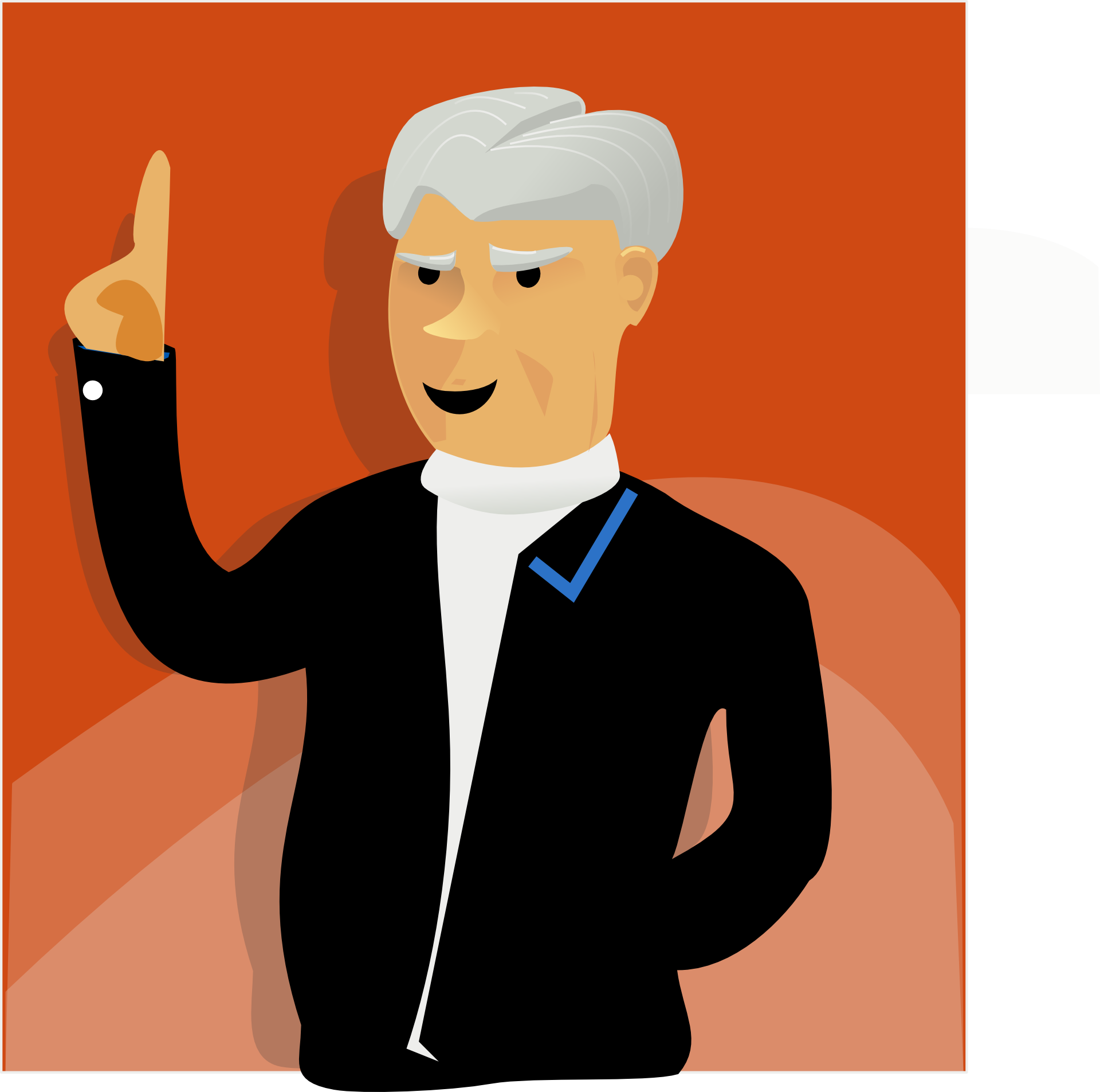 Talking politician as a graphic illustration free image download